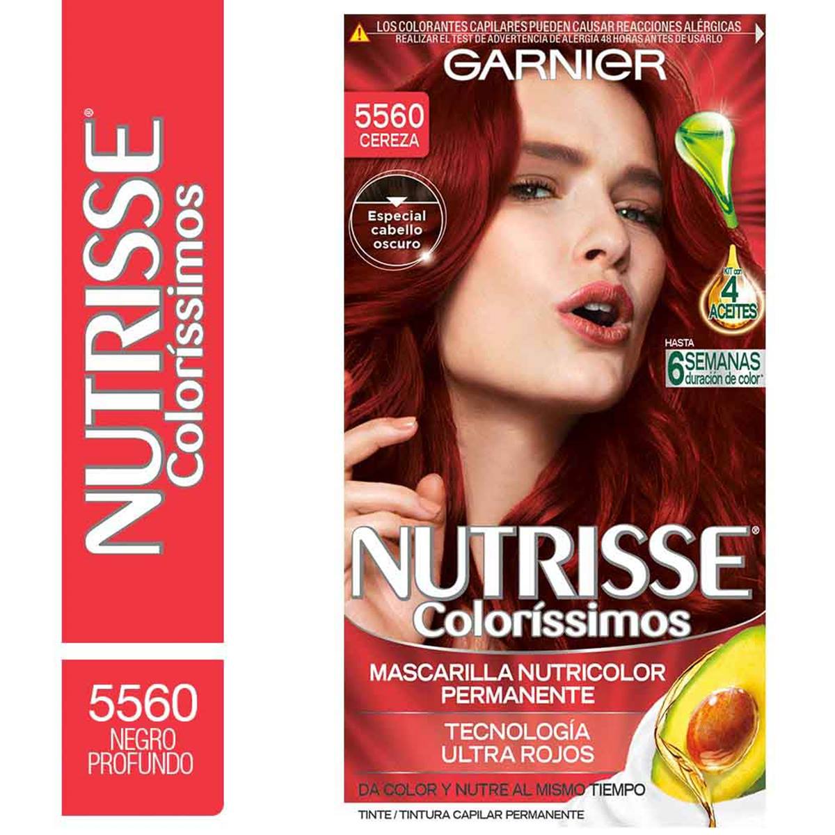 Tinte Nutrisse Coloríssimos en Tono 5560 Cereza | Garnier