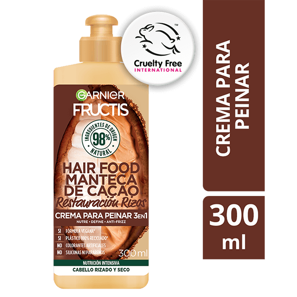 Crema Para Peinar Rizos Fructis Manteca De Cacao | Garnier