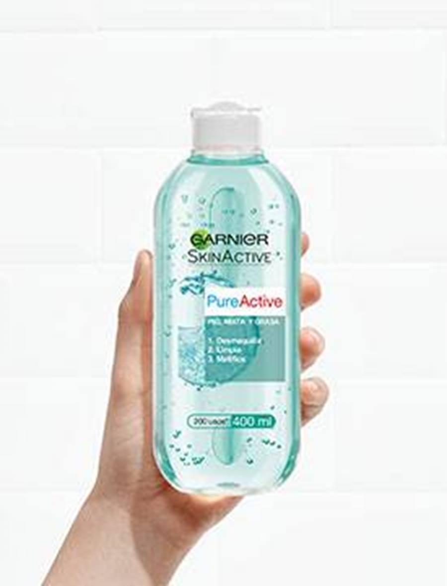Conoce el Agua Micelar Pure Active piel grasa | Garnier