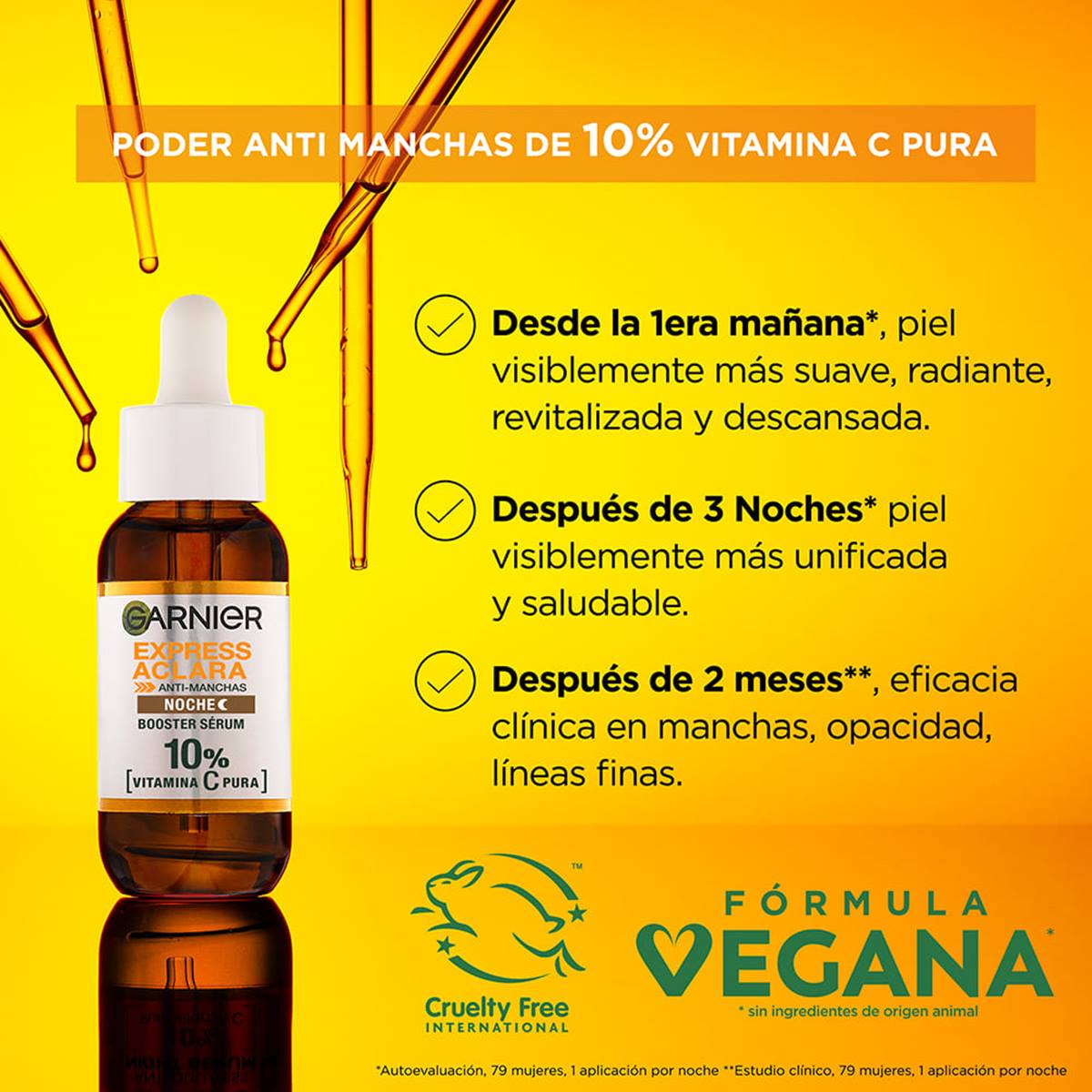 Serum Noche 10% Vitamina C Garnier 30ml - Garnier Perú